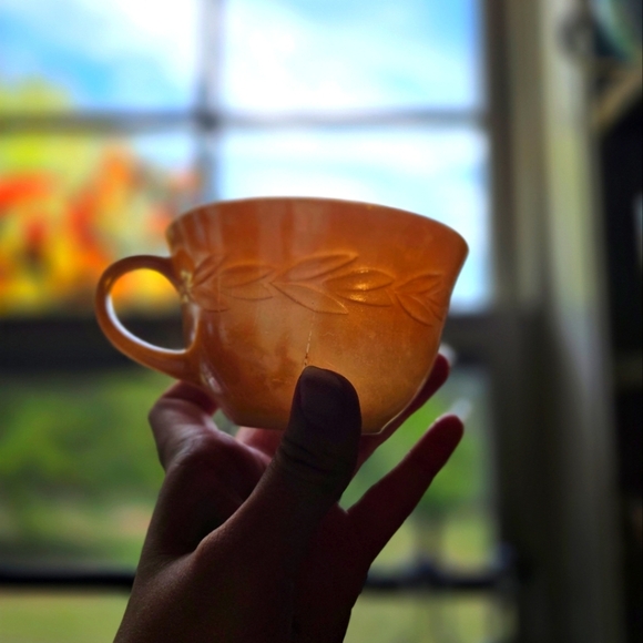 Fire King | Dining | Vintage Orange Fire King Teacup | Poshmark